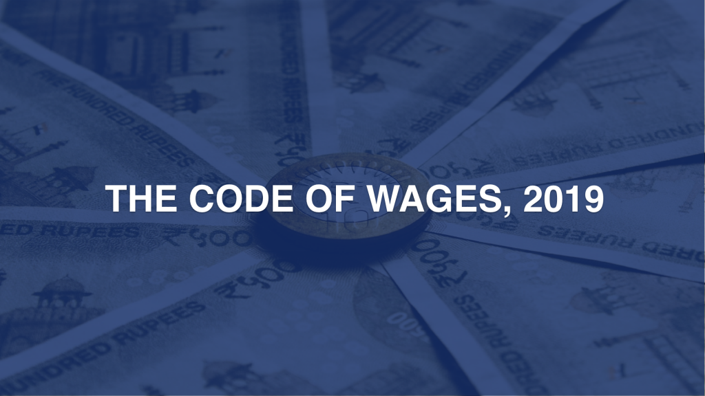 THE CODE OF WAGES, 2019 | Lawrbit