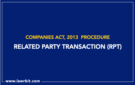 Procedure for Related Party Transaction (RPT) | Lawrbit